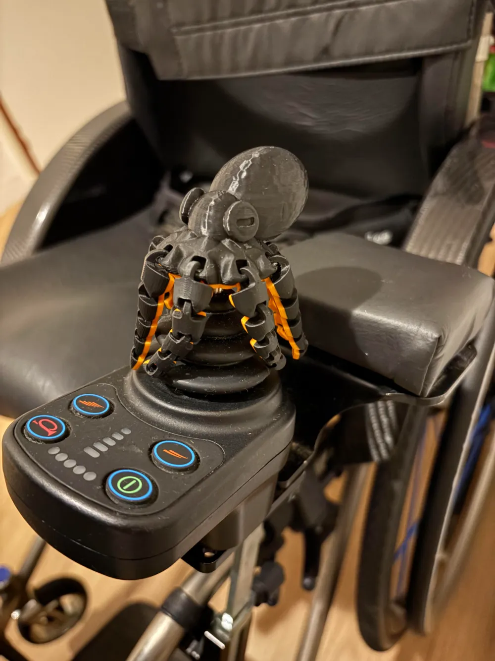 Wheelchair Joystick Octopus with articulated arms Remixed by familieKP ...