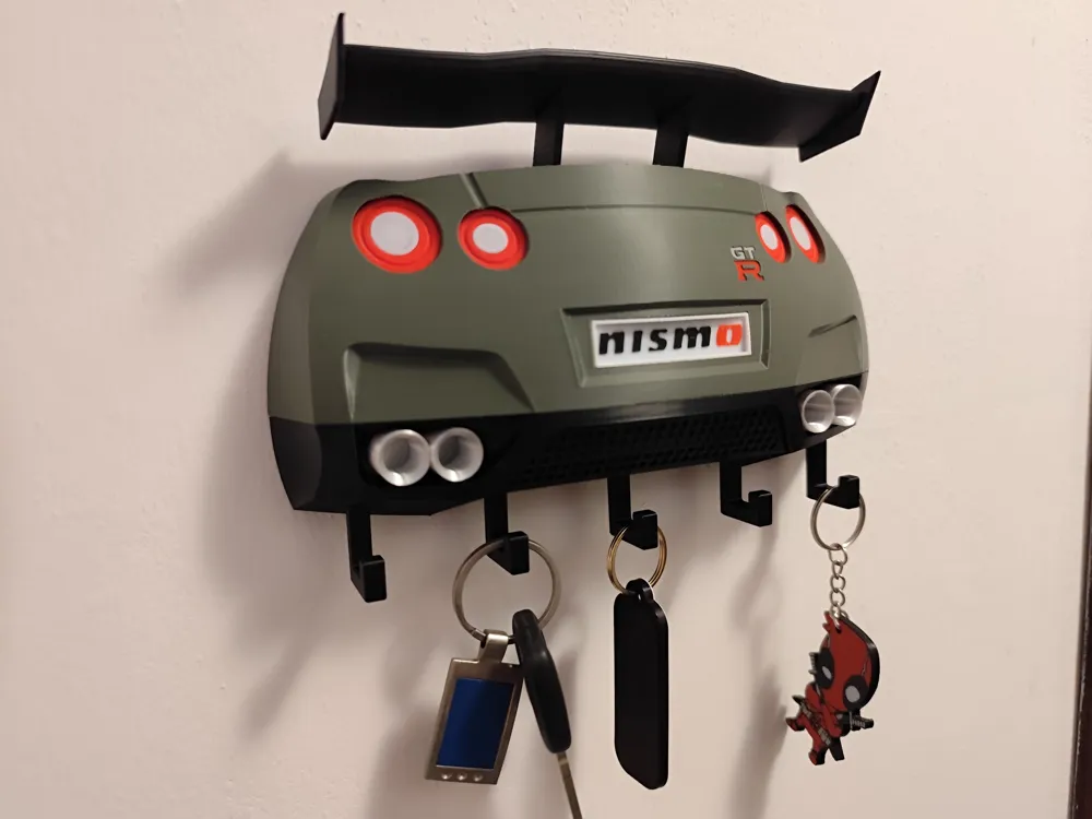 R35 GTR Key hanger - Free 3D Print Model - MakerWorld