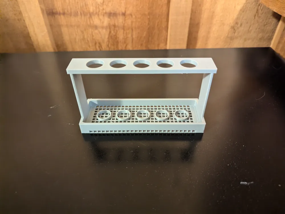 API Test Tube Drying Rack Remixed by Nick MakerWorld: Download Free 3D ...