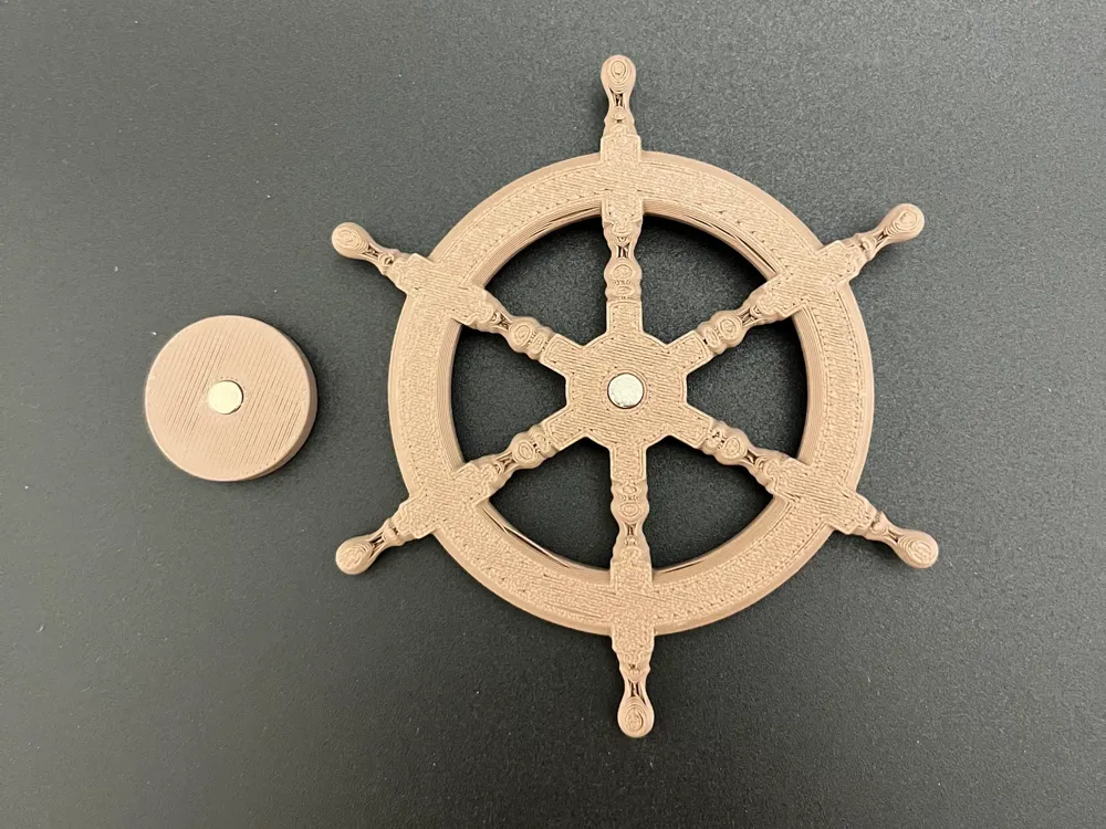 Rotating Magnetic Fridge Magnet for Ship's Wheel by yanyan(国际版 ...