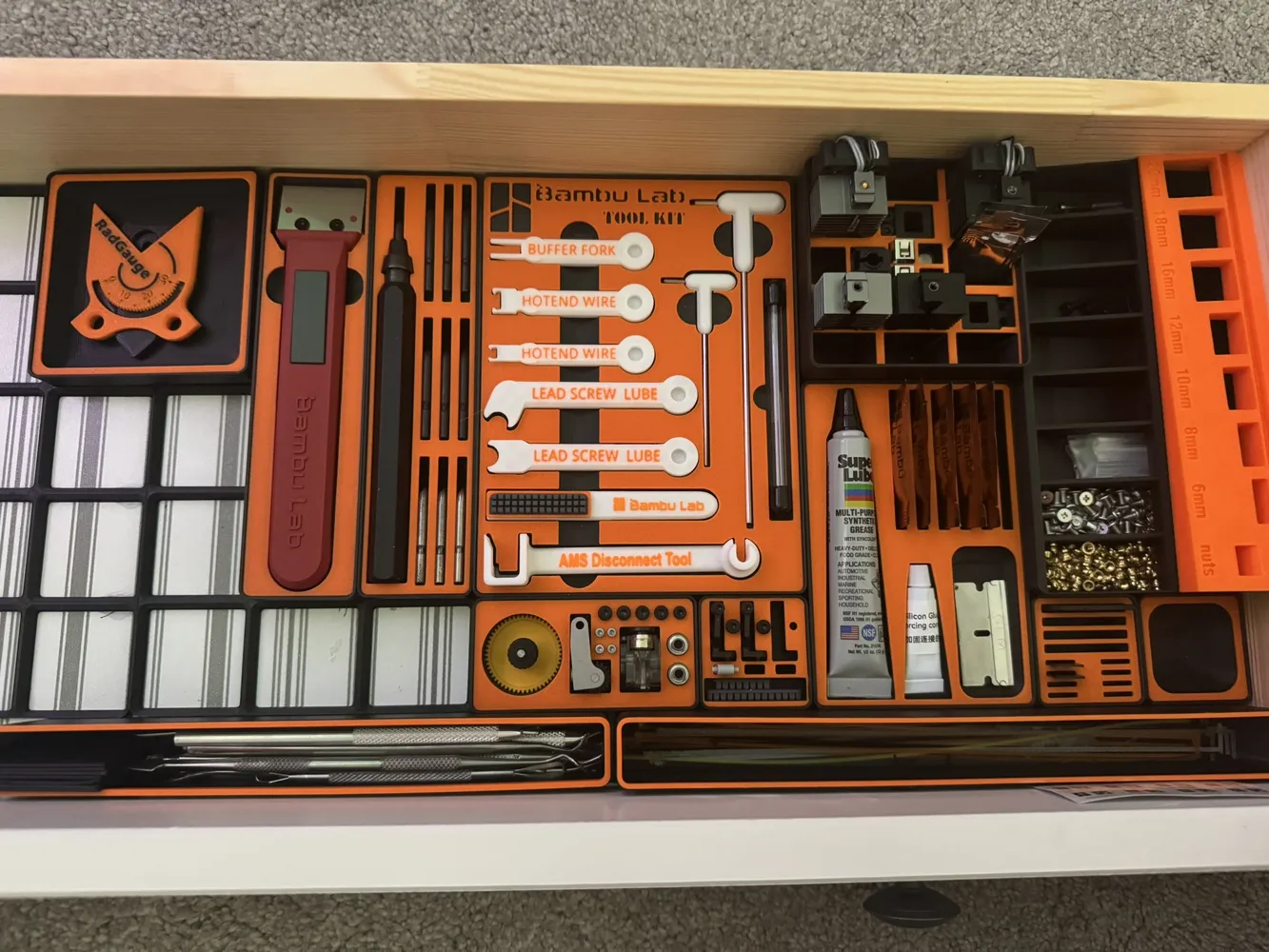Gridfinity P1S/X1C Tools & Parts Organizers by MAYhemPrints3D ...