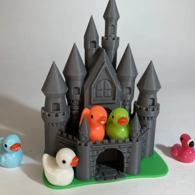 Mini Duck Magical Castle (Cruise Duck) - Free 3D Print Model - MakerWorld