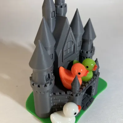 Mini Duck Magical Castle (Cruise Duck) - Free 3D Print Model - MakerWorld