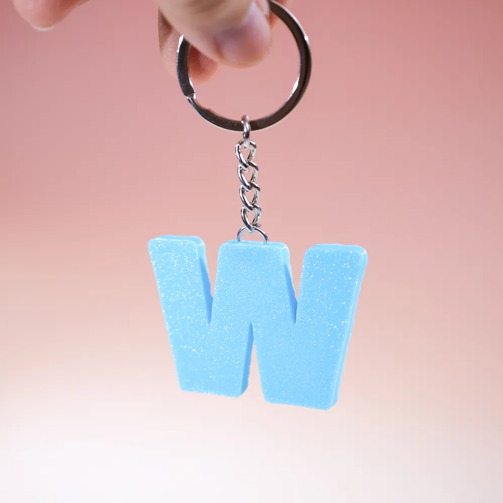 Soft Cloth Alphabet Letters keychain - Free 3D Print Model - MakerWorld