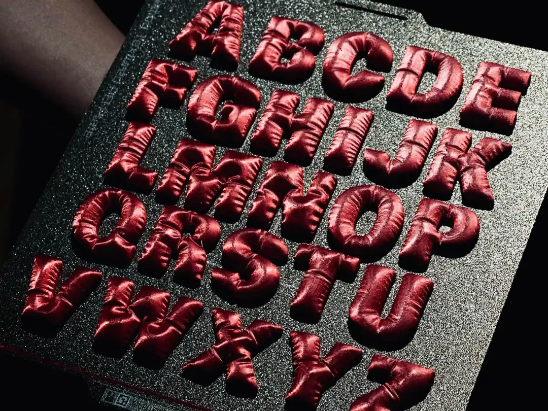 Soft Cloth Alphabet Letters keychain - Free 3D Print Model - MakerWorld