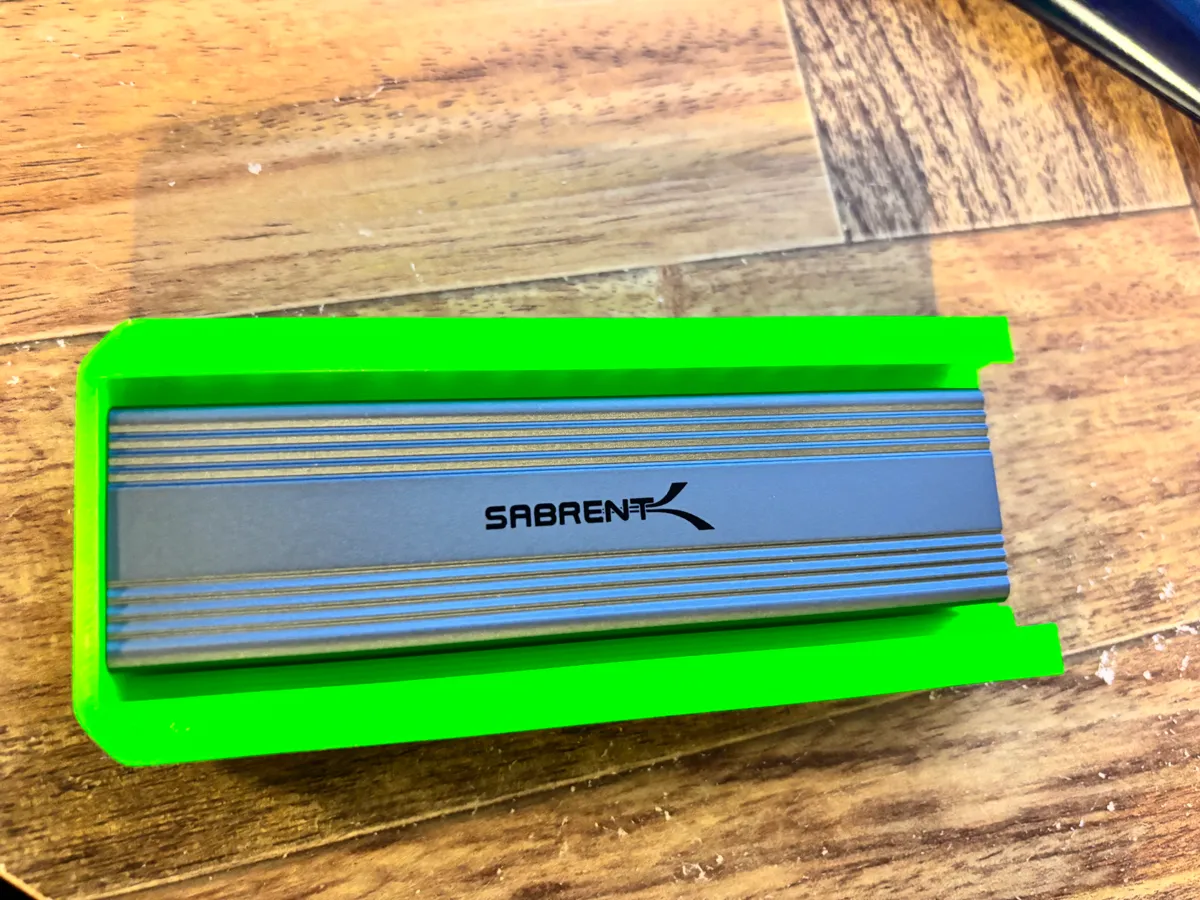 SSD Enclosure with sliding case NO SUPPORTS - Free 3D Print Model ...