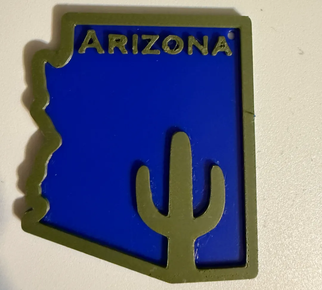 Arizona Keychain by Butrfingrz MakerWorld: Download Free 3D Models