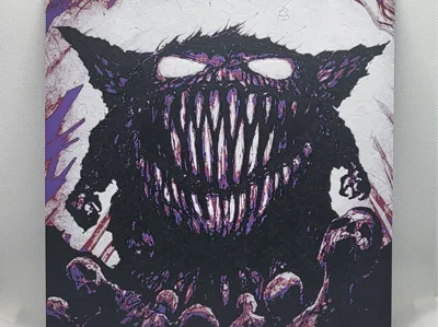 Creepy Pokemon Series - Nidoking (Hueforge) by PLAYERFORGE - MakerWorld