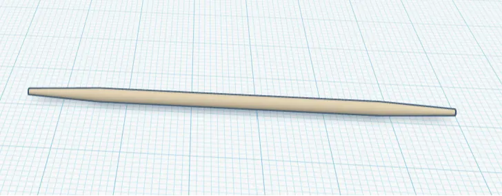 Toothpick by Train print - MakerWorld
