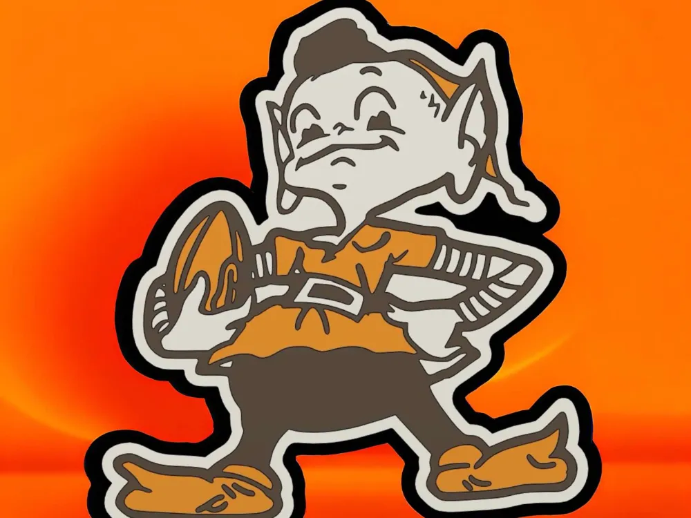 Brownie Elf - Cleveland Browns Throwback LED Lamp by Codyinbody3 ...