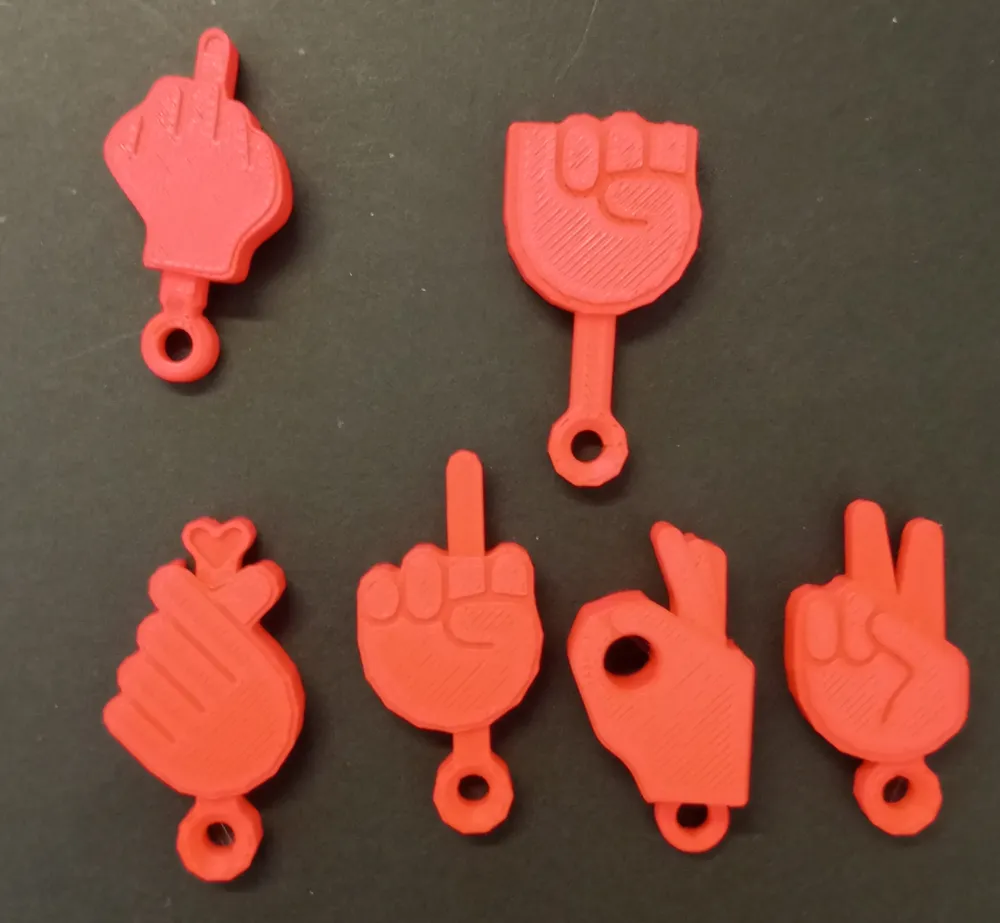 cute keychains - Free 3D Print Model - MakerWorld