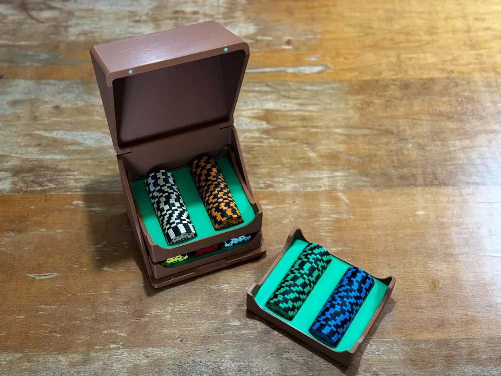 Mini Edition - Monopoly Pokerchip Case by Josh-3D - MakerWorld