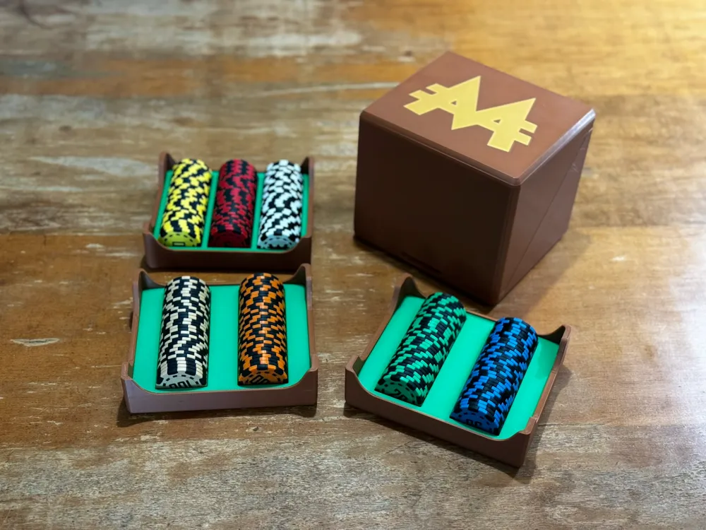 Mini Edition - Monopoly Pokerchip Case by Josh-3D - MakerWorld