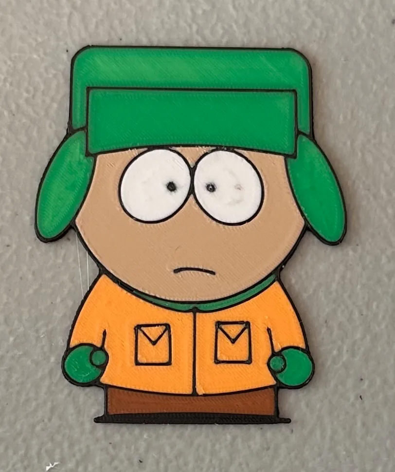 Multicolor Kyle Broflovski Magnet by wotfan MakerWorld: Download Free ...