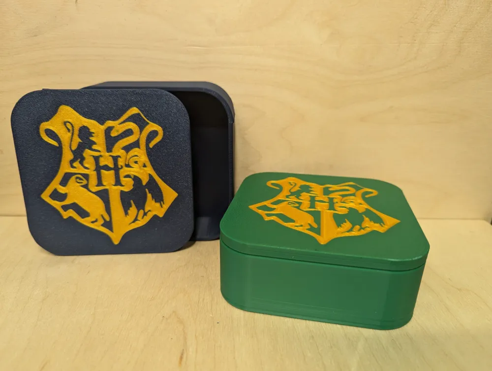 Hogwarts Crest Trinket Box by GBCreative - MakerWorld