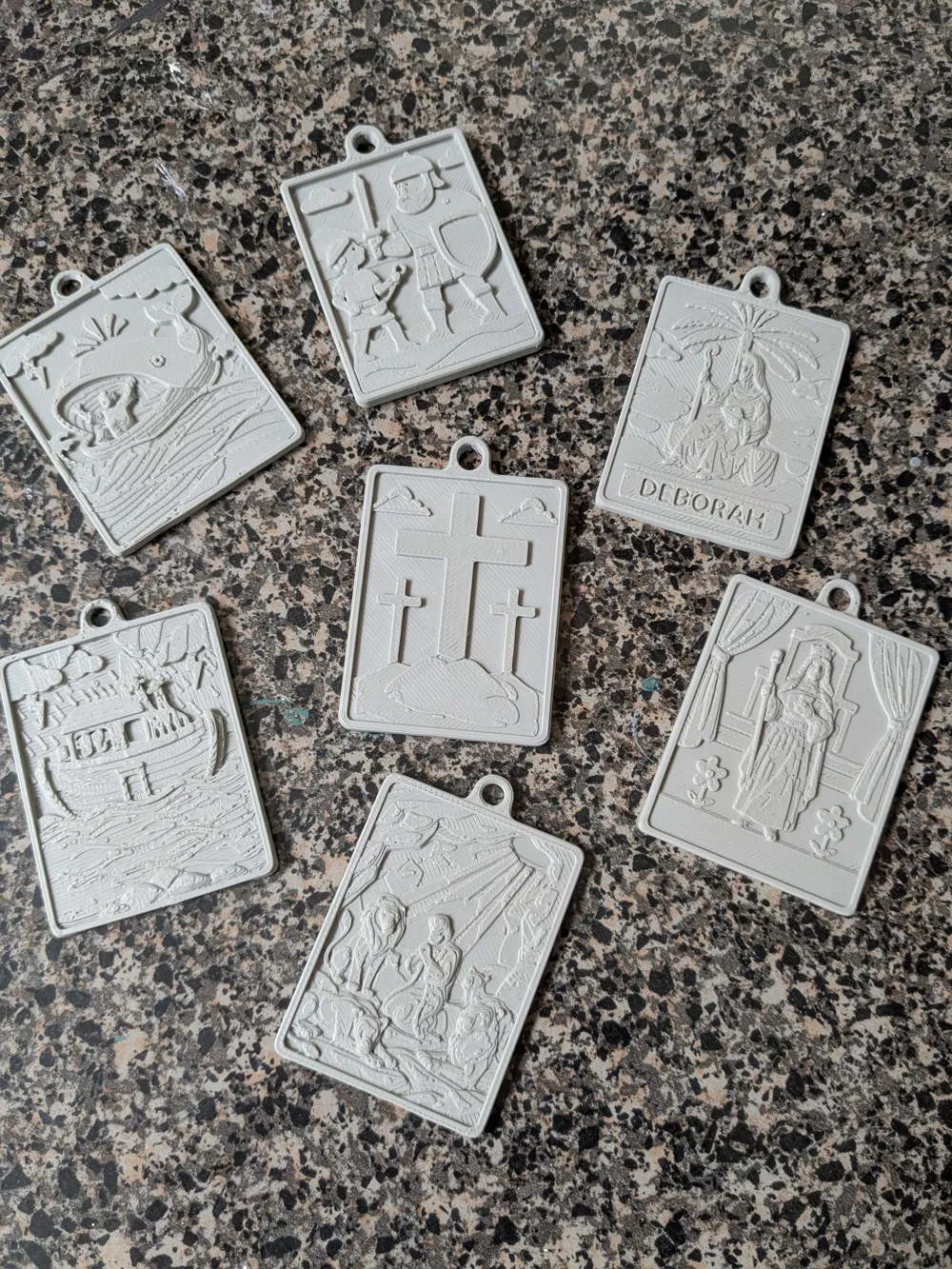 Biblical Keychains/Ornaments/Necklaces - Free 3D Print Model - MakerWorld