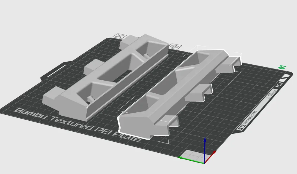Bambu Lab AMS Holder Stand for P1P with Cable Chain Assembly moveable ...