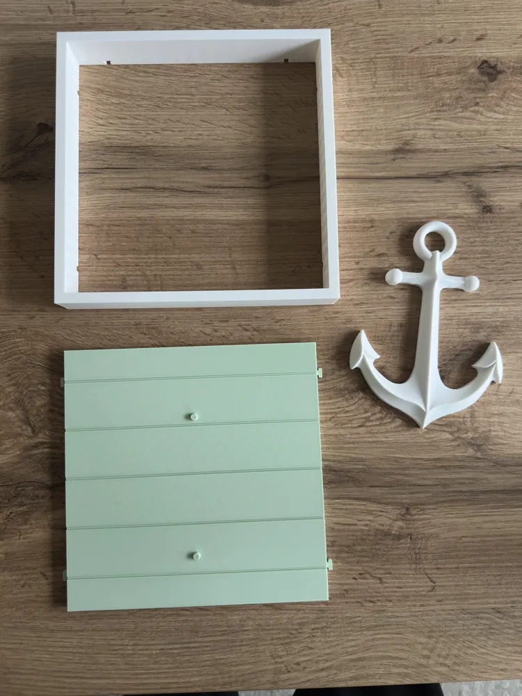 Nautical Picture Frame with Motifs - Free 3D Print Model - MakerWorld