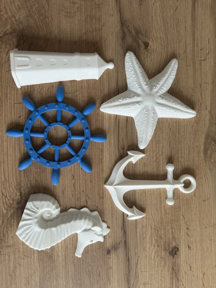 Nautical Picture Frame with Motifs - Free 3D Print Model - MakerWorld