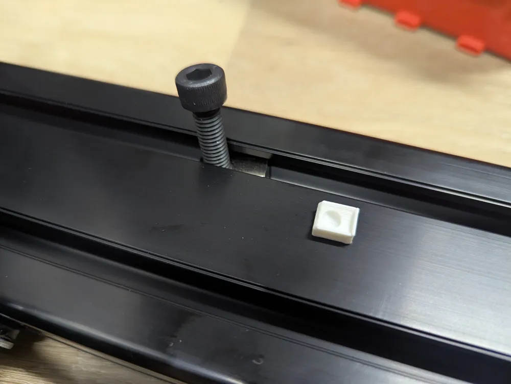 4040 Extrusion - Drop In T-Nut Backer - Free 3D Print Model - MakerWorld