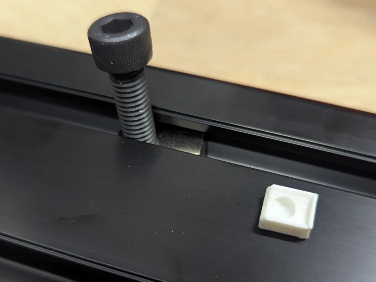 4040 Extrusion - Drop In T-Nut Backer - Free 3D Print Model - MakerWorld