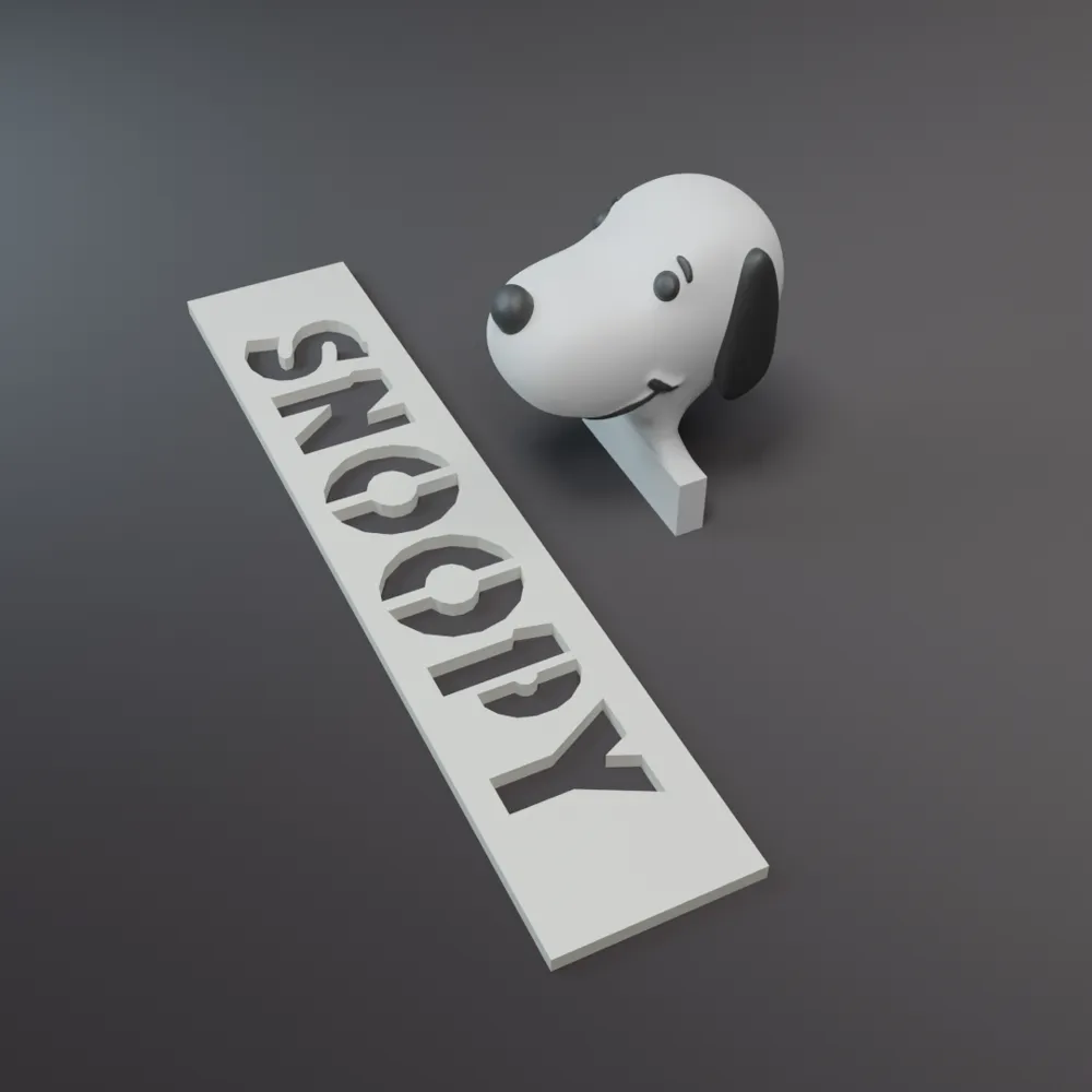 Snoopy bookmarks by Josean3GD MakerWorld: Download Free 3D Models