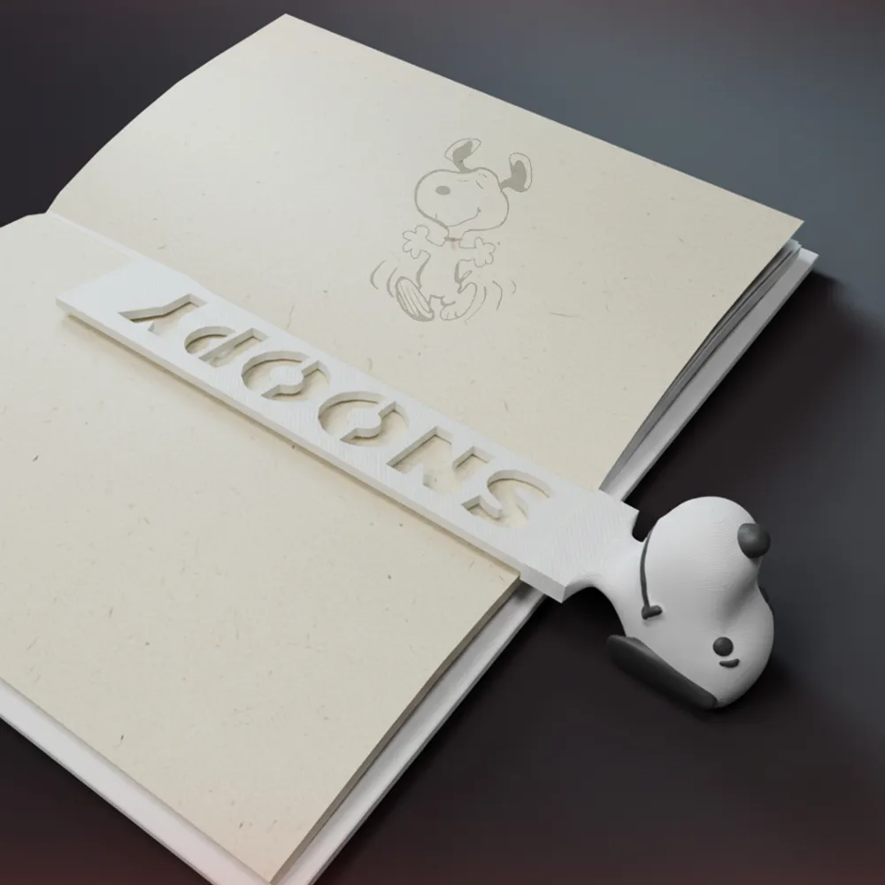 Snoopy bookmarks by Josean3GD MakerWorld: Download Free 3D Models
