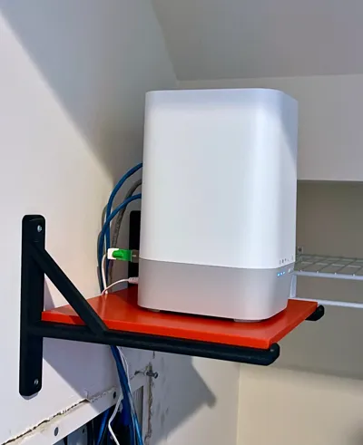 Shelf for Google Fiber Router GFRG300 by Brian Dean - MakerWorld