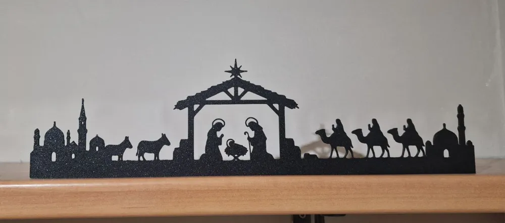 Skyline Nativity Scene - Free 3D Print Model - MakerWorld