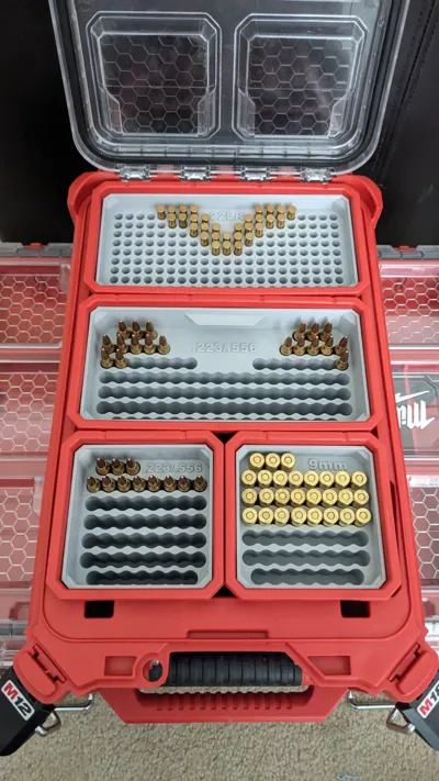 Square 223/556 Inserts For Packout Organizer by CK Designs MakerWorld ...