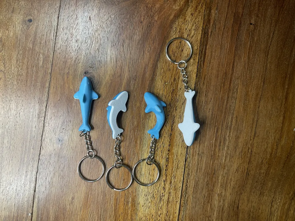 Gummy sharks candies keychain - Free 3D Print Model - MakerWorld