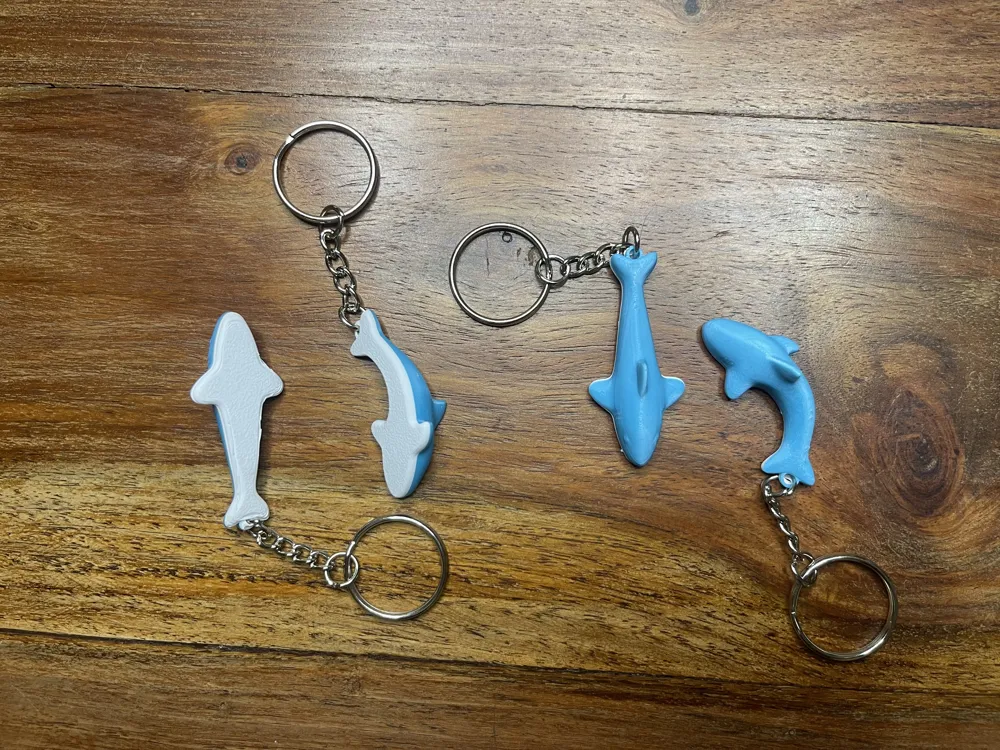 Gummy sharks candies keychain - Free 3D Print Model - MakerWorld