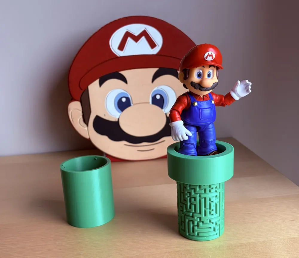 Mario Warp Pipe Maze Puzzle by Just Jesse MakerWorld: Download Free 3D ...