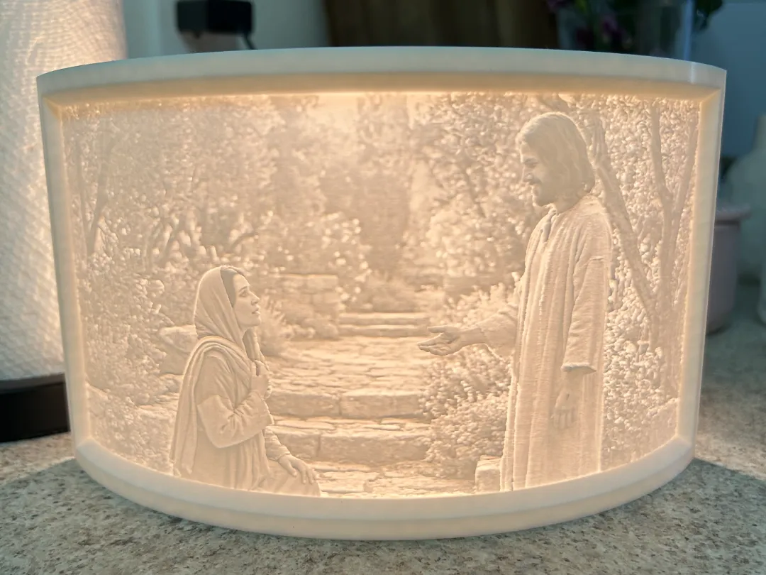 Mary Magdalene Lithophane - Free 3D Print Model - MakerWorld