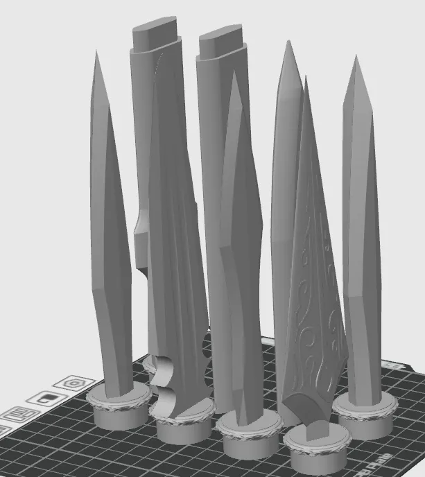 Long Spear: Dual-ended version compatible with 25mm and 32mm outer ...