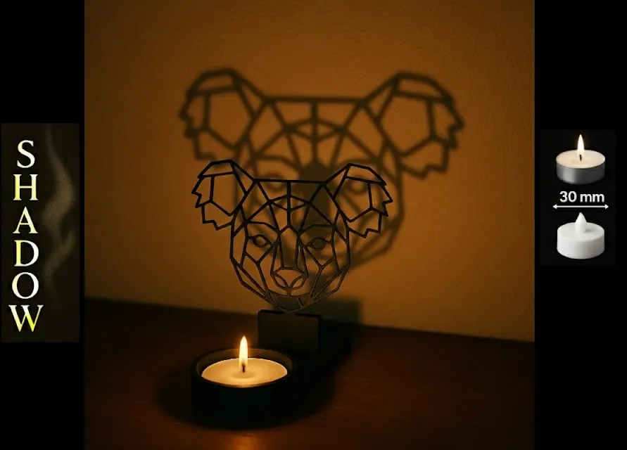 Shadow Art - Koala - Free 3D Print Model - MakerWorld