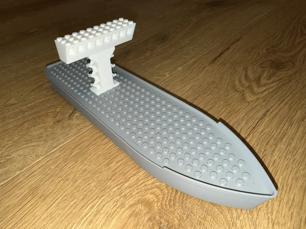 Brick Compatible Container Ship - Free 3D Print Model - MakerWorld