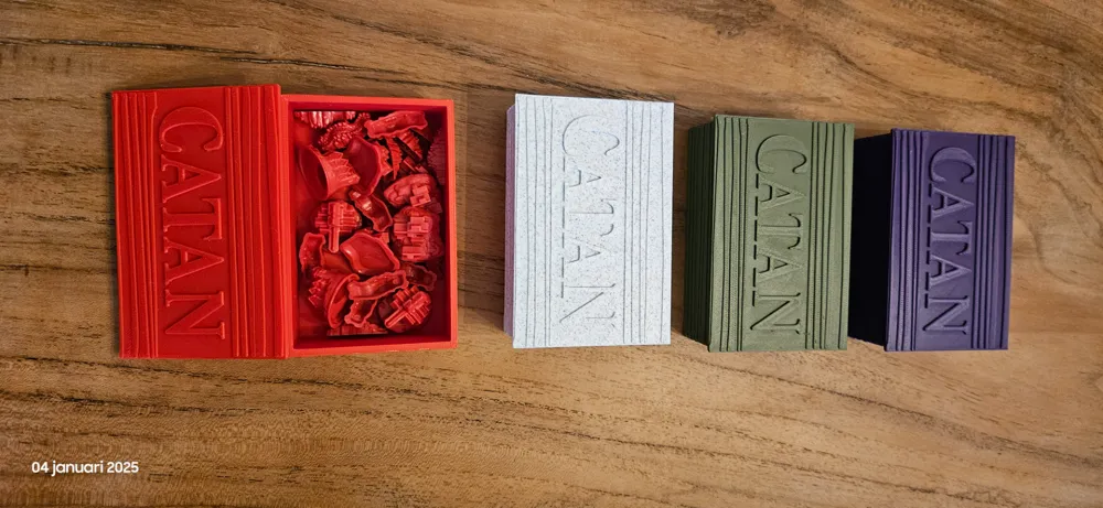 Catan Treasure Chest For Catan Pieces - Free 3D Print Model - MakerWorld
