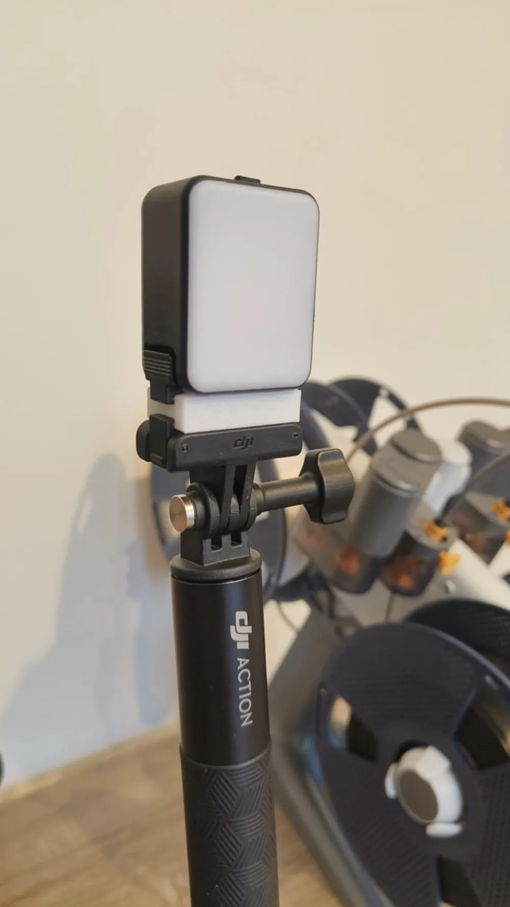 Dji coupler for dji osmo action mini lamp - Free 3D Print Model ...