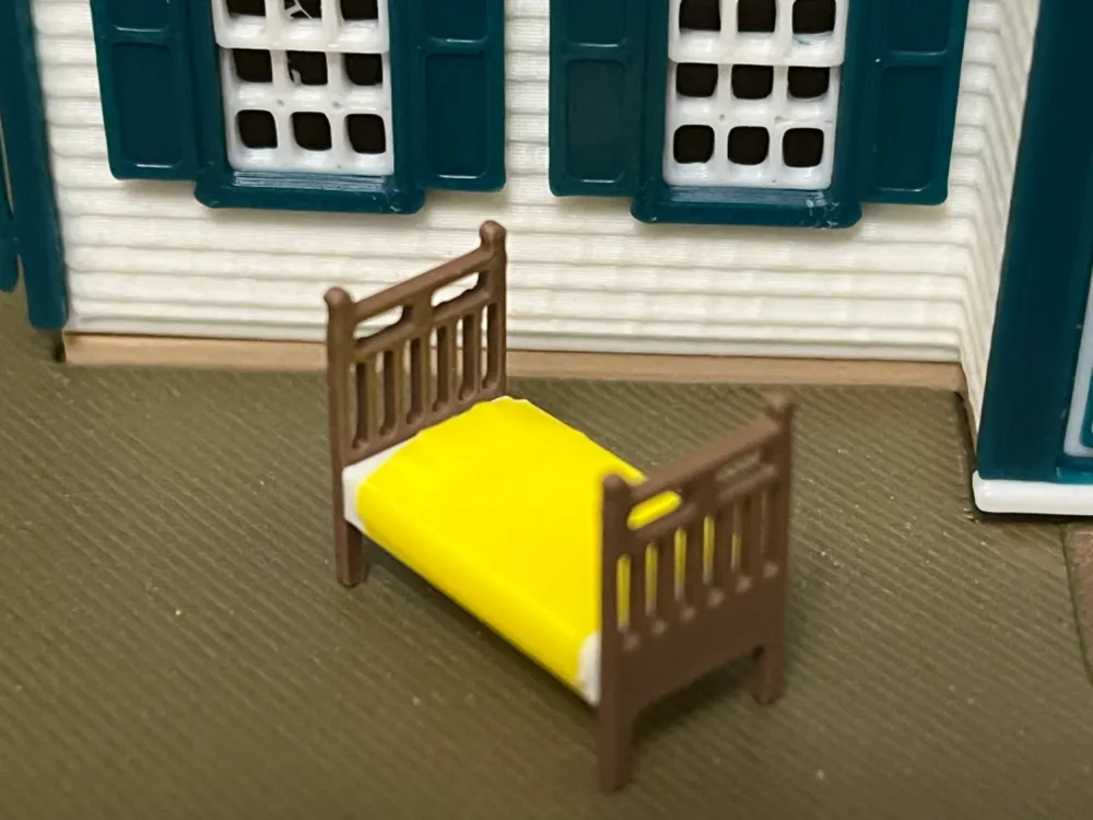 HO Scale Beds and Wash Cabinet by Festavius - MakerWorld