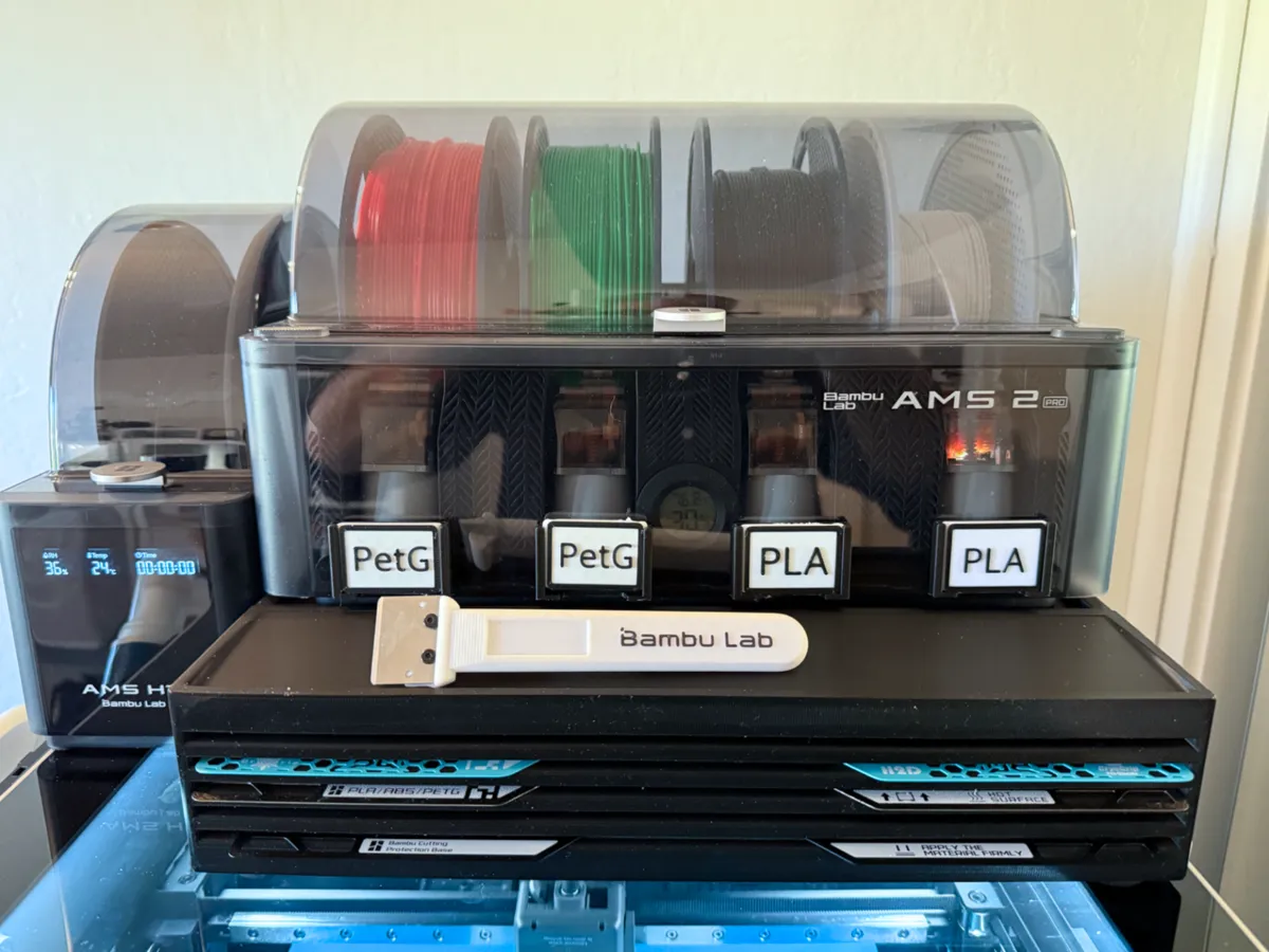 Overengineered H2 Build Plate under AMS(2) Storage by Druce MakerWorld ...