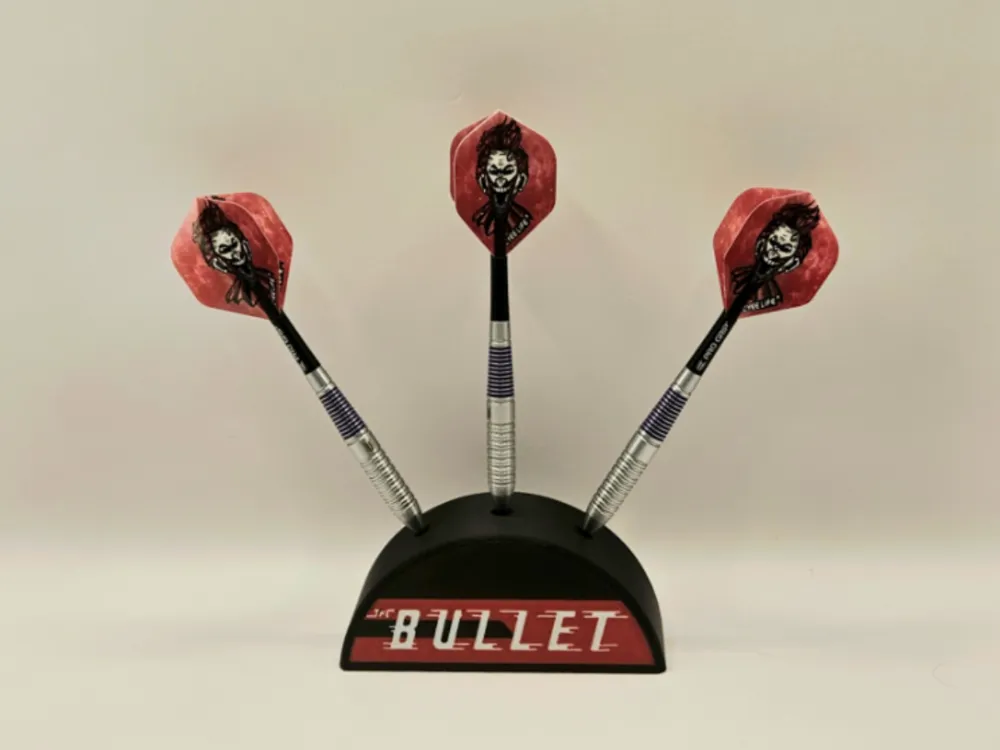 Stephen Bunting "The Bullet" Dart Display Stand - Free 3D Print Model ...
