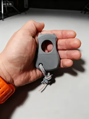 Tactical EDC Knuckle Duster Keychain - Free 3D Print Model - MakerWorld