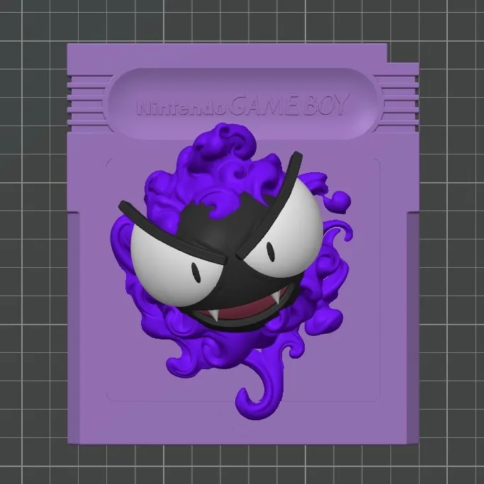 Gastly Pokemon Game Boy Cartridge by Nostalgic 3D MakerWorld: Download ...
