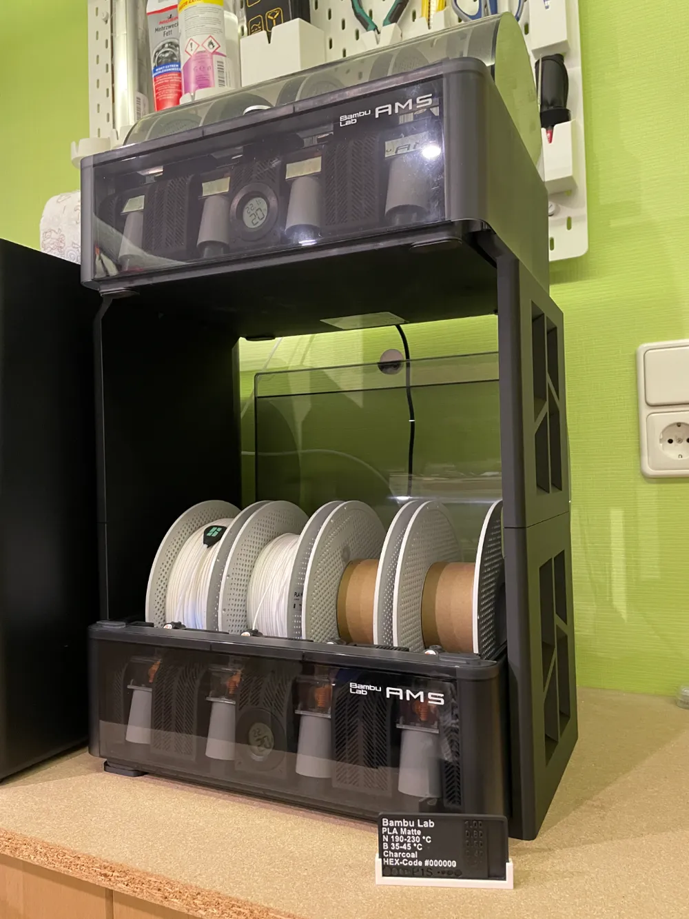 Stackable AMS stand for 2 AMS - fully openable by AndreMakerWorld ...