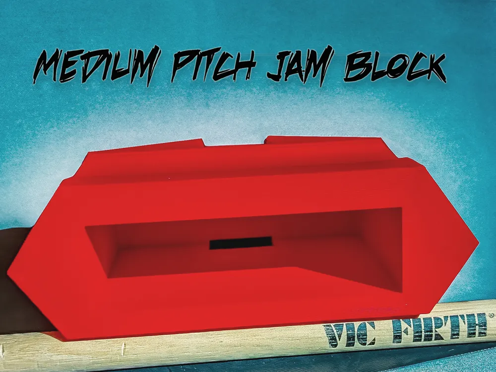 Percussion Jam Block - Medium Pitch by Petezilla MakerWorld: Download ...