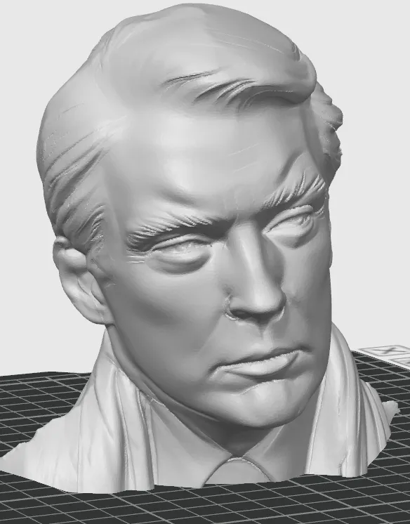 Donald Trump statue by buy guy MakerWorld: Download Free 3D Models