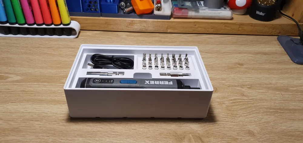 Gridfinity Aldi/Ferrex 3.6v Cordless Screwdriver by Gal Pals - MakerWorld