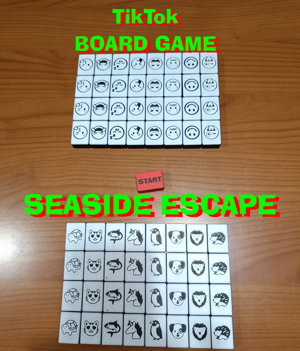 SEASIDE ESCAPE - TikTok BOARD GAME by abactor81 MakerWorld: Download ...