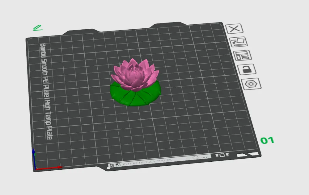 Cartoon Style Lotus Flower by Speedrun Studio MakerWorld: Download Free ...